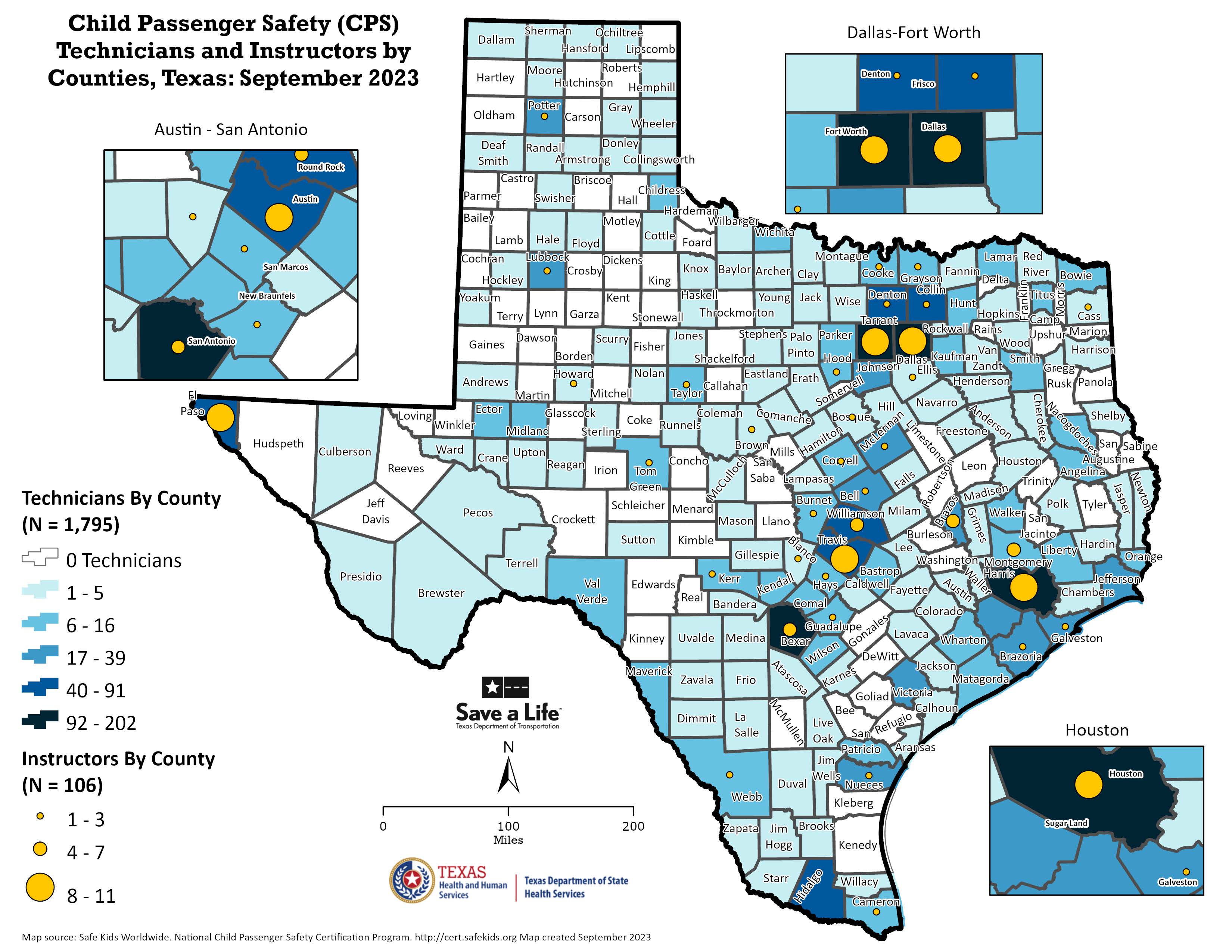 Resources for Child Passenger Safety Technicians | Texas DSHS