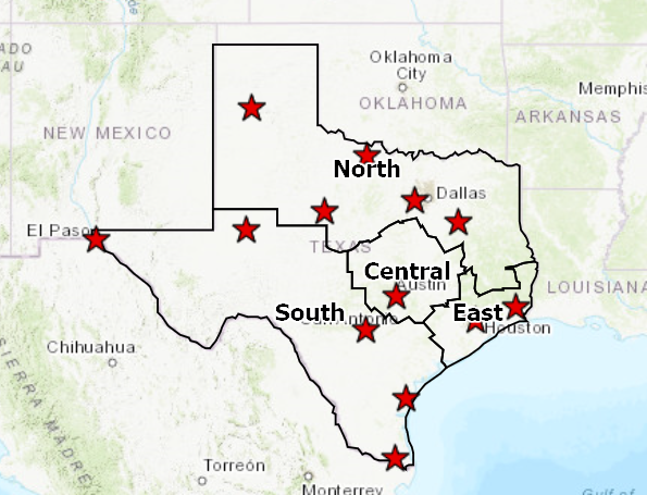 EMS/Trauma Systems Interactive Map | Texas DSHS
