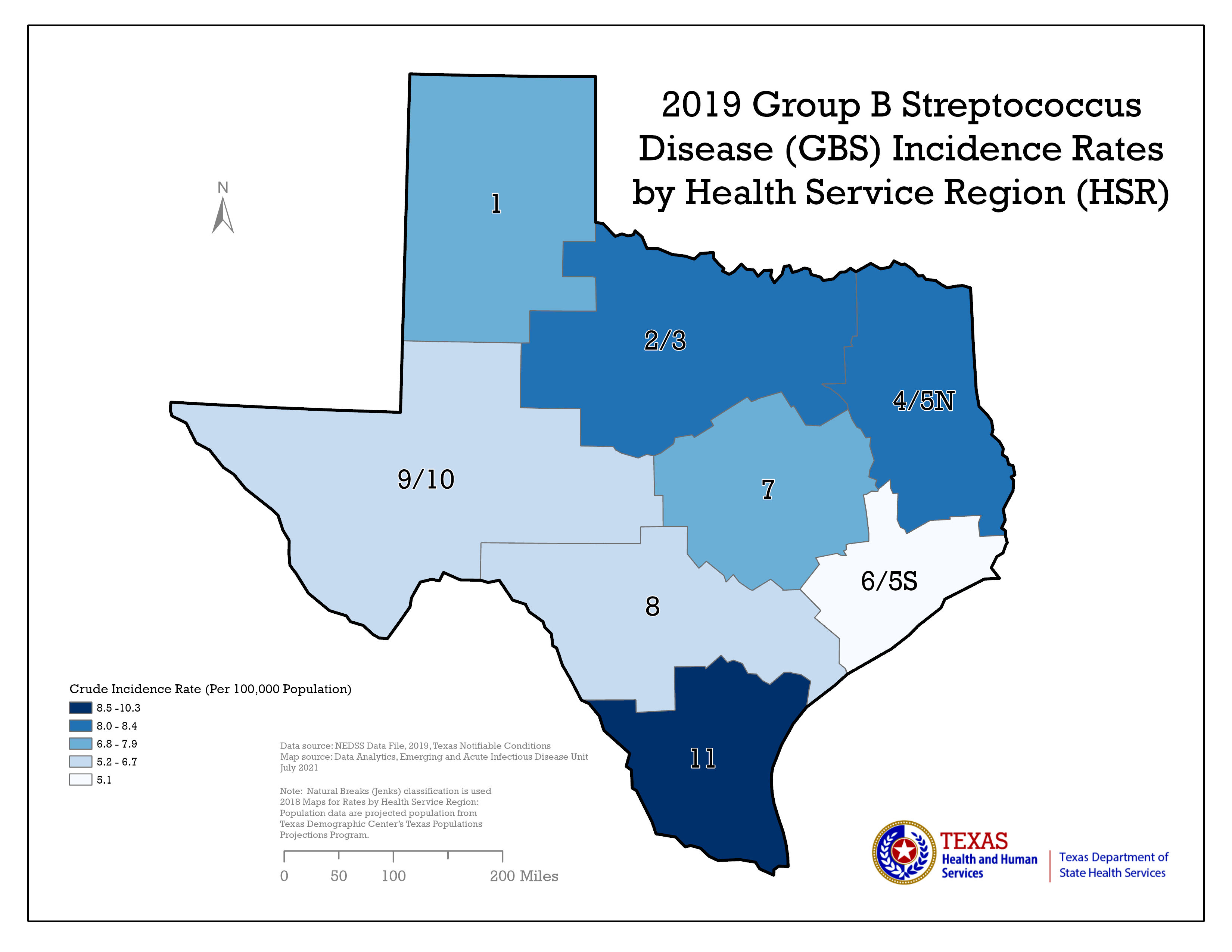 Group B Strep (GBS) Data | Texas DSHS