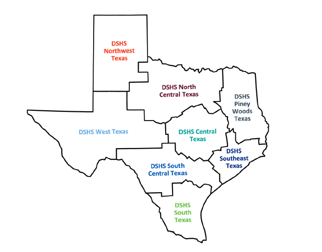 Regional Coordinators | Texas DSHS